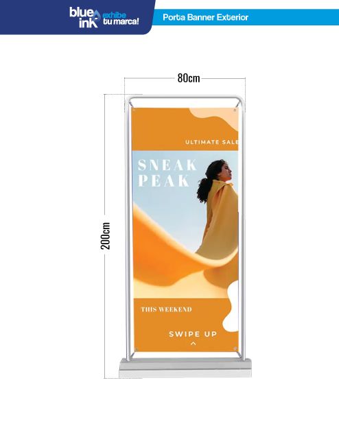 Porta Banner exterior - BlueInk